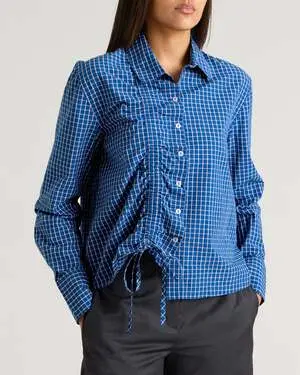 DAMSON MADDER Talia Ruched Shirt