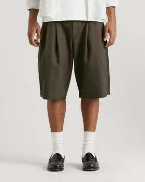 PORTER JAMES Double Pleated Shorts