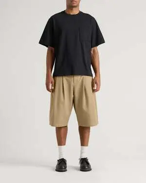 PORTER JAMES Double Pleated Shorts