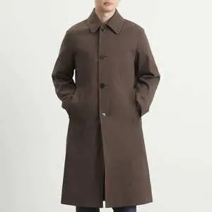 Dries Van Noten Water Repellent Double Faced Cotton Coat Jacket