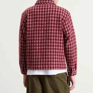BRAIN DEAD Check Mate Flannel Zip Shirt