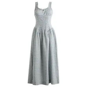 DAMSON MADDER Mallory Midi Dress - Cloudy