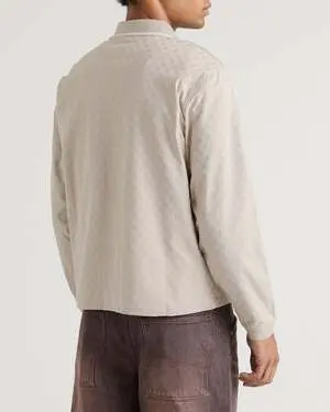 DIME Jacquard Long Sleeve Polo