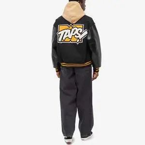 WTAPS Melton Toon Logo Varsity Jacket