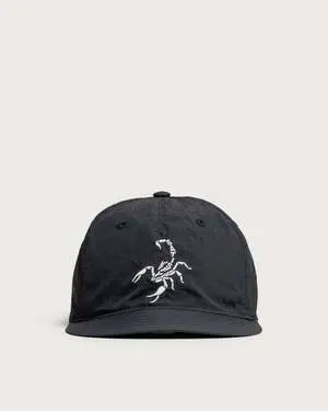 Satisfy Flitesilk Scorpion Logo 5 Panel Pinch Cap - Black
