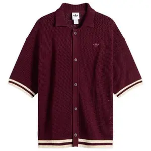Adidas Crochet Jersey - Maroon