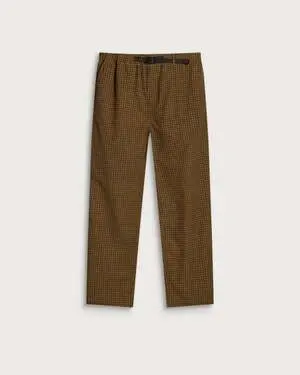 Gramicci Mini Check Nylon Pant - Brown Check