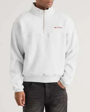 BUTTER GOODS Panel 1/4 Zip Sweatshirt
