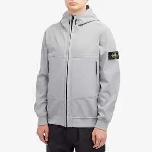 Stone Island Soft Shell-r Hooded Jacket