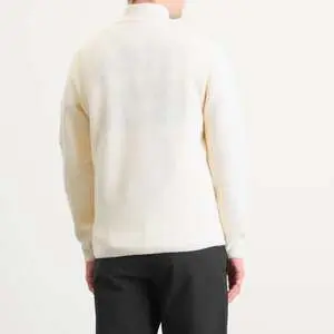 C.P. COMPANY Half Zip Lambswool Jumper