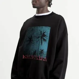 Balenciaga Vintage Medium Fit Crewneck Sweatshirt
