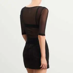 FRUITY BOOTY Mesh 3/4 Sleeve Top