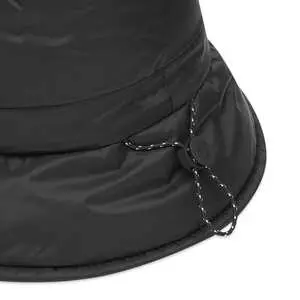Rains Padded Nylon Bucket Hat - Black