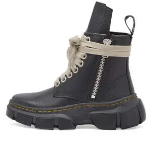 Rick Owens X Dr. Martens 1460 Dmxl Jumbo Lace Boot - Black
