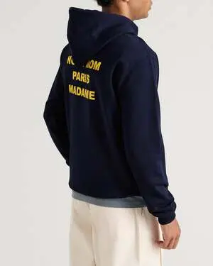 Drole De Monsieur Bold Slogan Hoodie