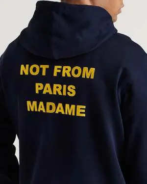 Drole De Monsieur Bold Slogan Hoodie