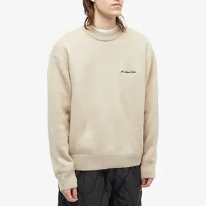 MKI MIYUKI ZOKU Mohair Blend Crew Knit Sweatshirt