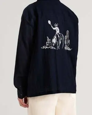 PALMES Western Camp Collar Shirt