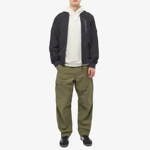 Stone Island Cupro Cotton Twill Bomber Jacket