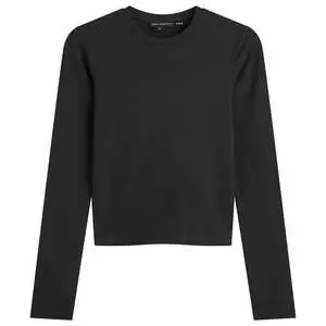 Good American Super Stretch Long Sleeve T-shirt - Black