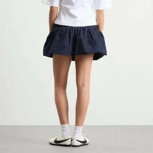 GANNI Denim Bubble Mini Skirt