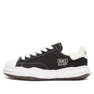 Mihara Yasuhiro Blakey Low Original Sole Canvas Sneak Shoes - Black
