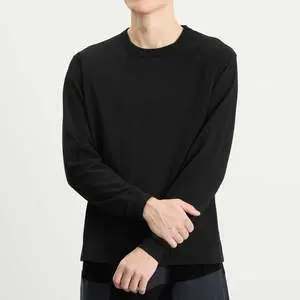 LES TIEN Heavyweight Binded Classic Long Sleeve T-shirt