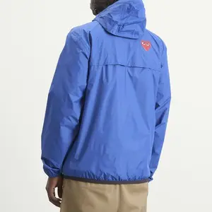 Play Comme Des Garcon X K-way Half Zip Packable Jacket