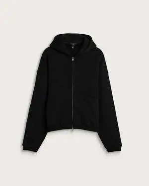 REPRESENT Initial Boxy Zip Hoodie - Black