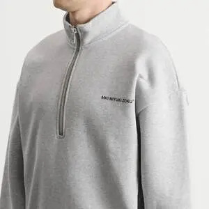 MKI MIYUKI ZOKU Uniform Quarter Zip Sweatshirt