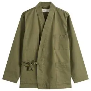 Universal Works Twill Kyoto Work Jacket - Light Olive
