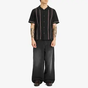 WAX LONDON Didcot Stripe Dobby Shirt