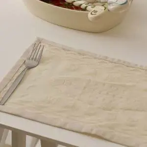 DAMSON MADDER Nonnas House Ercu Filet Lace Placemats