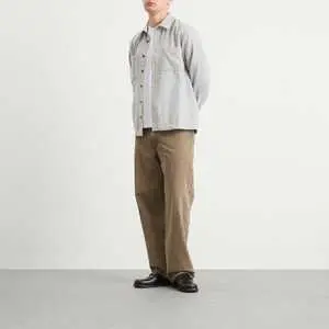 WAX LONDON Whiting Wool Fleck Overshirt