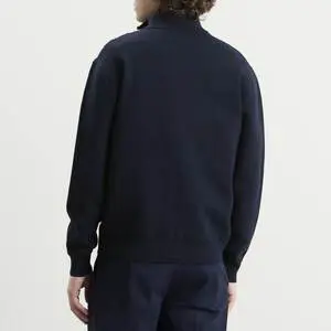Drole De Monsieur Striped Zipped Knit Jacket