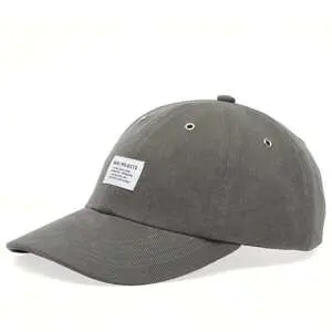 Norse Projects Bull Denim 6 Panel Cap - Graphite
