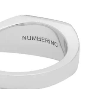 NUMBERING A13 Signet Ring - Silver