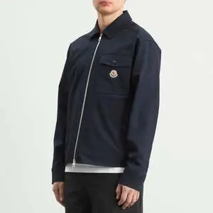 Moncler Gabardine Cotton Shirt Jacket