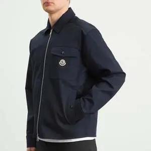 Moncler Gabardine Cotton Shirt Jacket