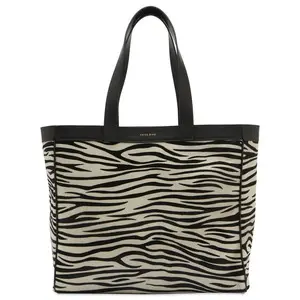 ANINE BING Medium Rio Tote Bag - Zebra Print
