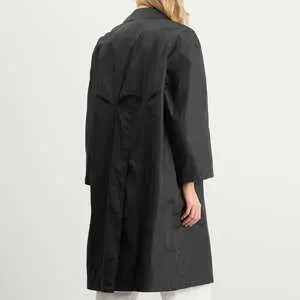NOTHING WRITTEN Urban Nylon Trench Coat Jacket