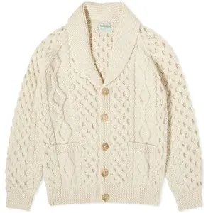 INVERALLAN 6a Shawl Cardigan - Natural