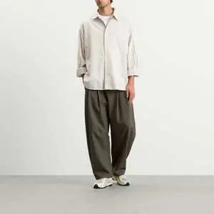 PORTER JAMES Dart-knee Pleated Trousers