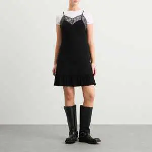 Acne Studios Dafne Crepe Slip Dress