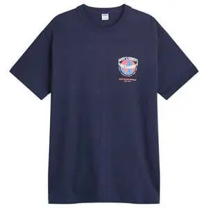 RANDY'S GARMENTS World Graphic T-shirt Presented By - Navy