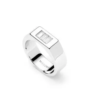MISSOMA X Lucy Williams Triple Stone Chunky Ring - Silver