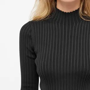 Acne Studios Ribbed Crew Knit Sweatshirt
