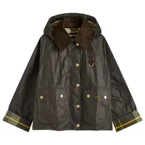 Barbour Reighton Wax Jacket - Olive/ancient