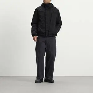 Stone Island Warp Rib Nylon-tc Hooded Jacket