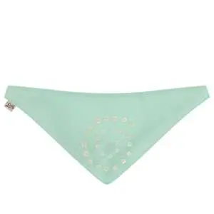 DAMSON MADDER Swirl Button Headscarf - Mint